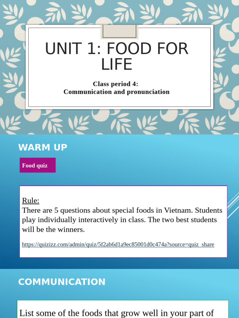 Grade 11 - Unit 01 - Period 4 | PDF