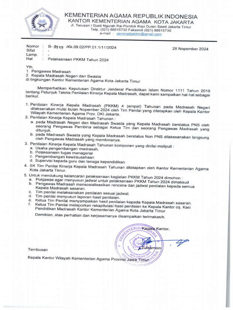 Pelaksanaan PKKM Tahun 2024 | PDF