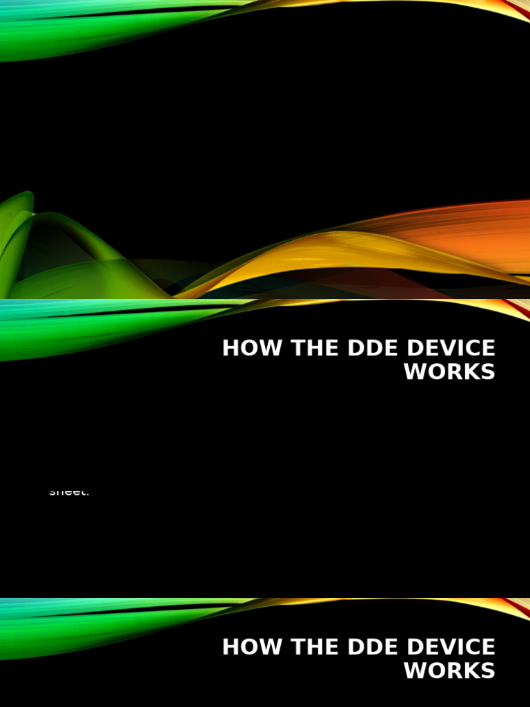 DDE Device: Real-Time Data Exchange Applications | PDF