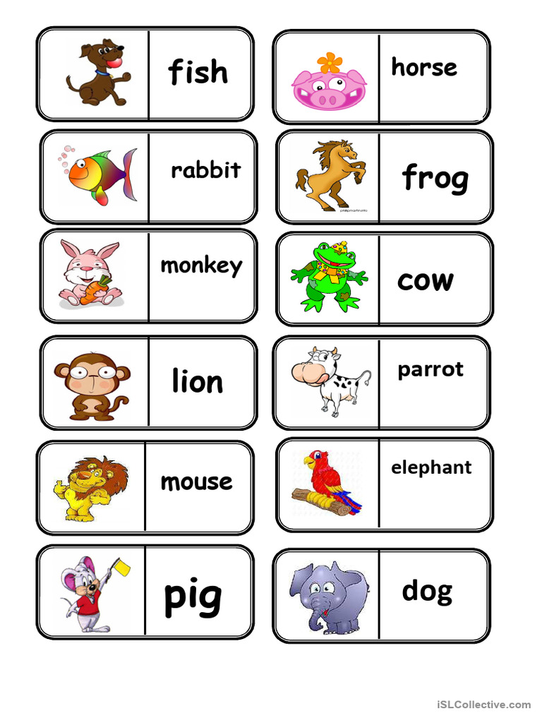 Domino animals | PDF