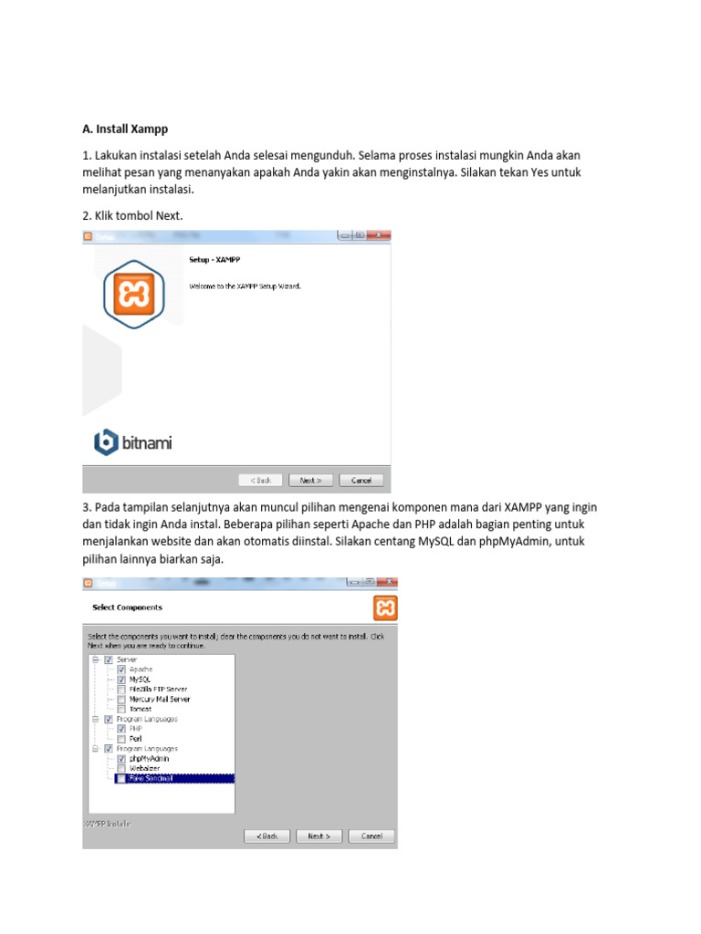 Panduan Instal XAMPP dan WordPress | PDF