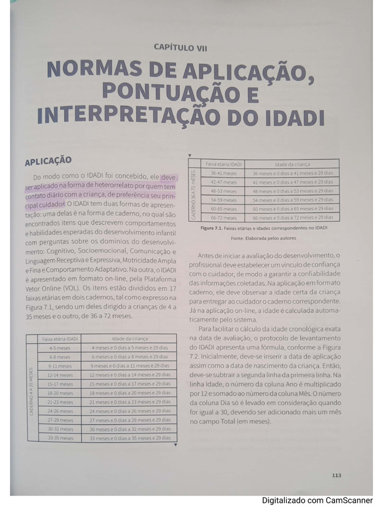 IDADI - Manual Cap. 7 | PDF