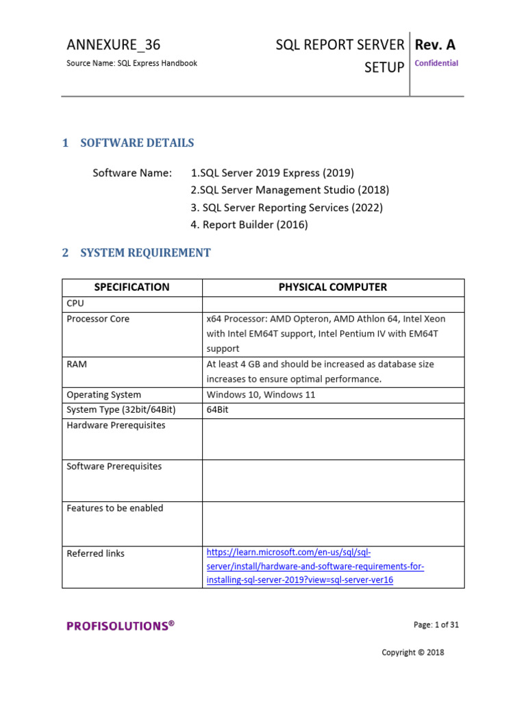 INSTALLATION PROCEDURE FOR SQL EXPRESS SETUP | PDF | Computer Architecture | System Software