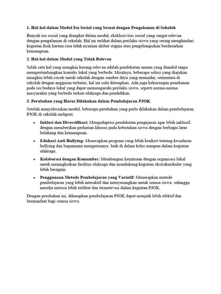 Swastika Setya Praja Refleksi 1.4 | PDF