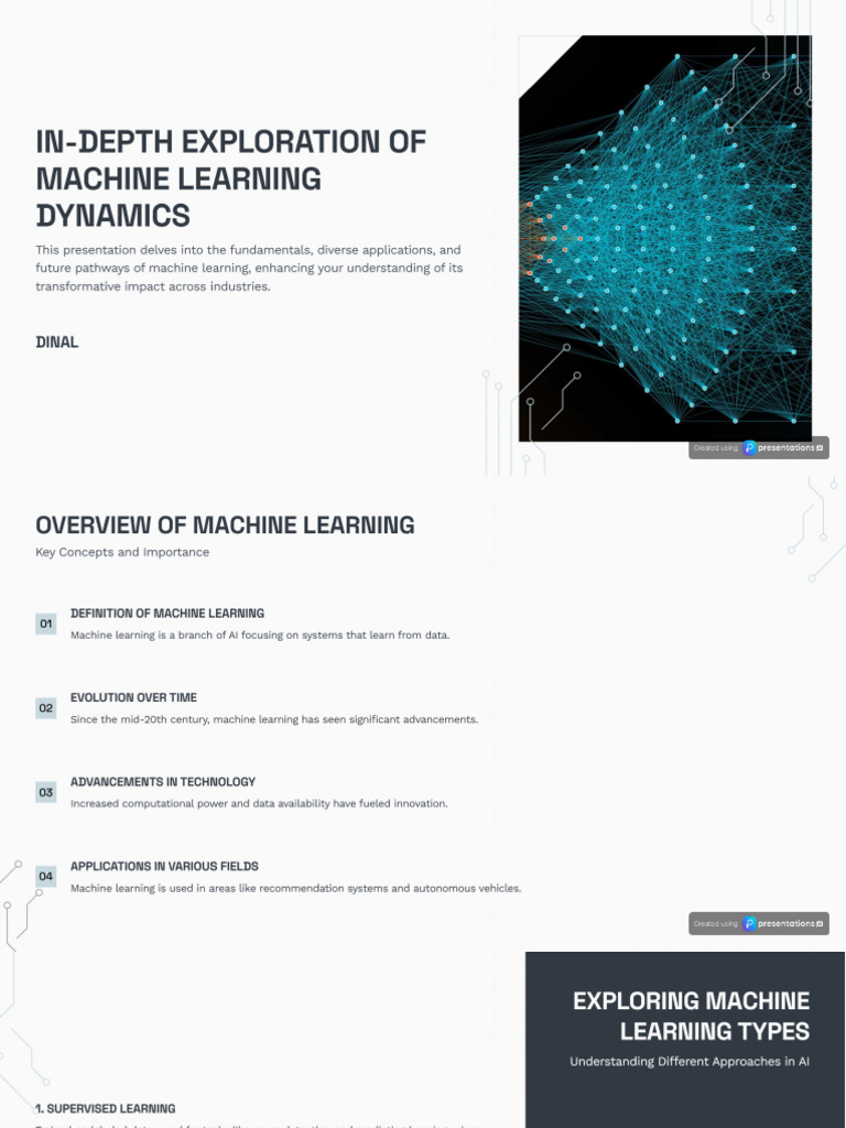 Comprehensive Analysis of Machine Learning | PDF