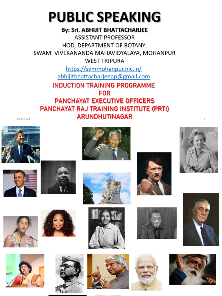 Public Speaking | PDF | Public Speaking | Nonverbal Communication