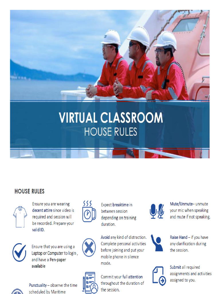 VIRTUAL CLASSROOM - HOUSE RULES | PDF
