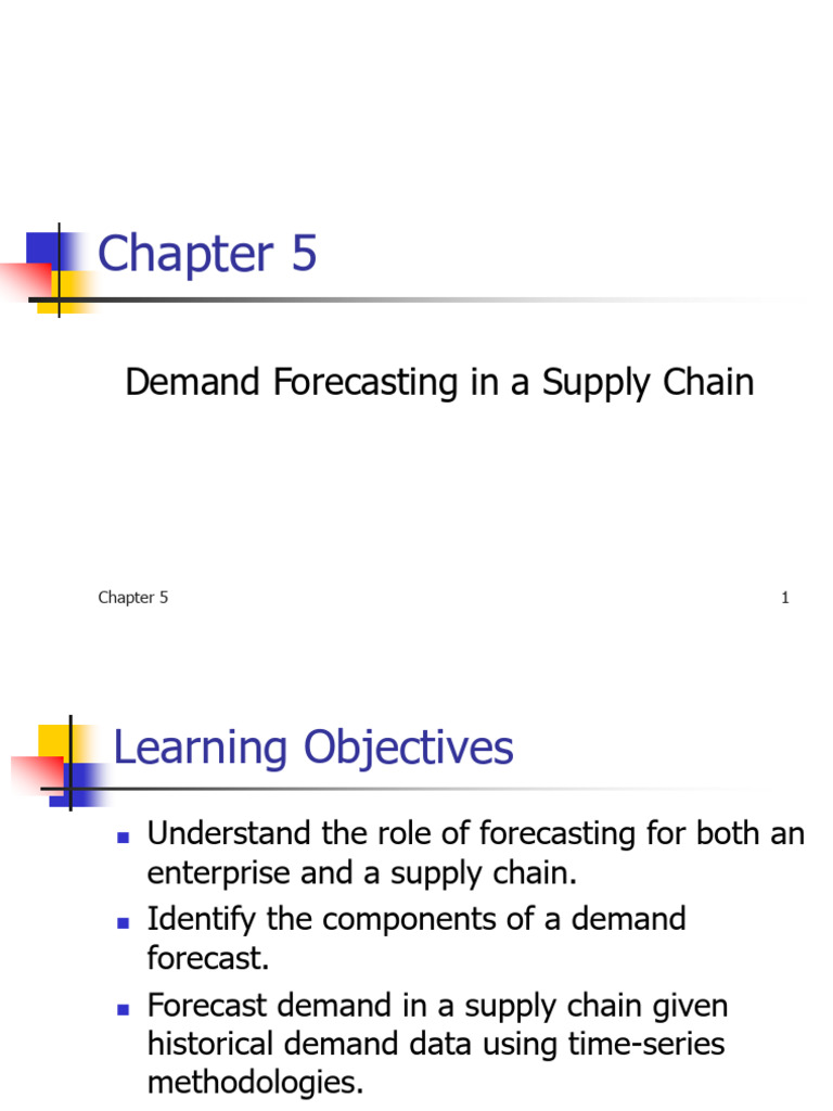 ch05-Demand Forecasting in a Supply Chain | PDF | Forecasting | Supply ...