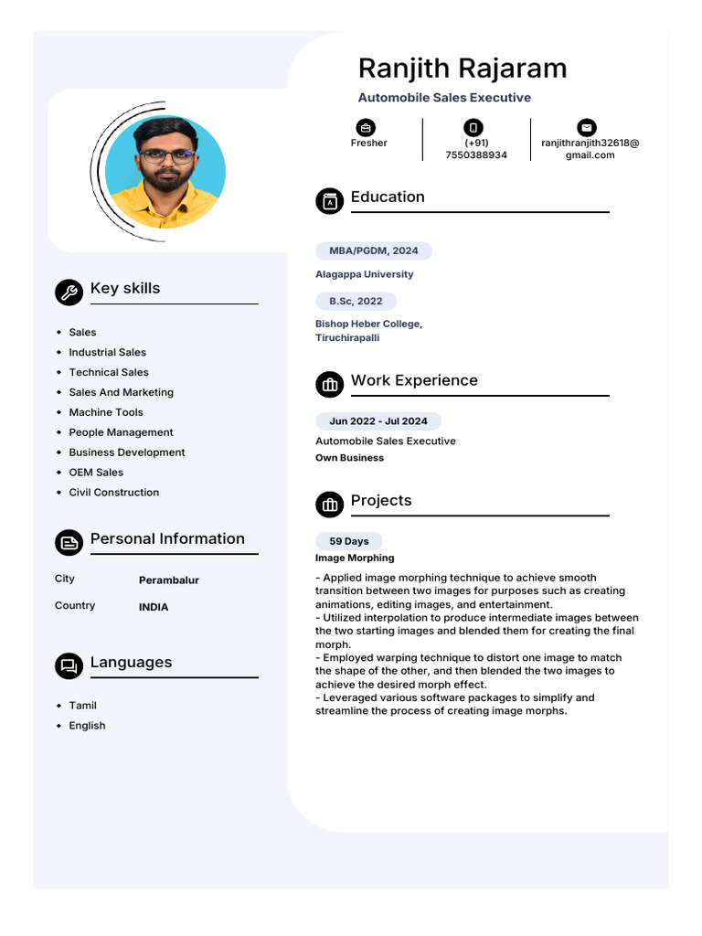 Naukri RanjithRajaram (0y 0m) | PDF