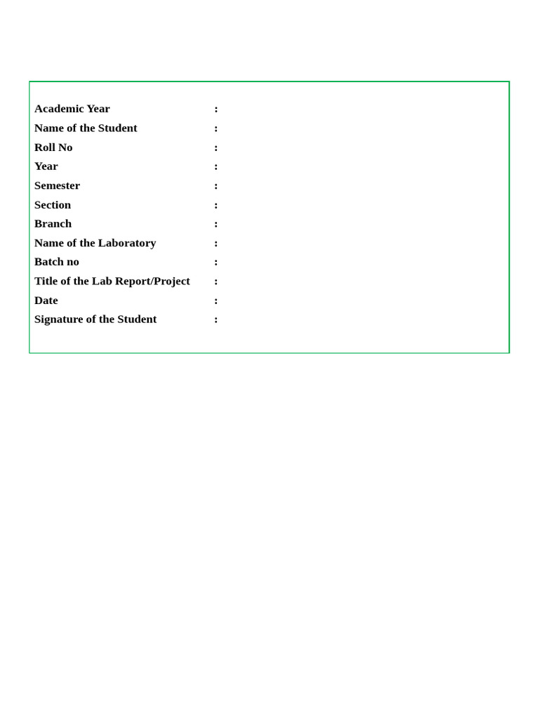 upadted Mini Project Report Template for CSD stduents | PDF | Higher ...