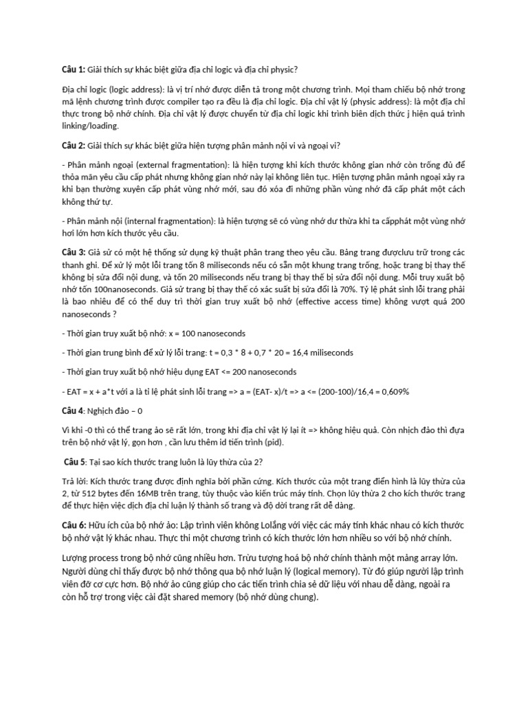 He Dieu Hanh - Ly Thuyet Cuoi Ki | PDF