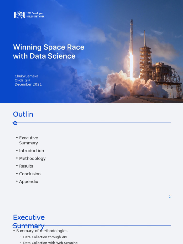 Winning Space Race With Data Science | PDF | Space X | Statistical ...