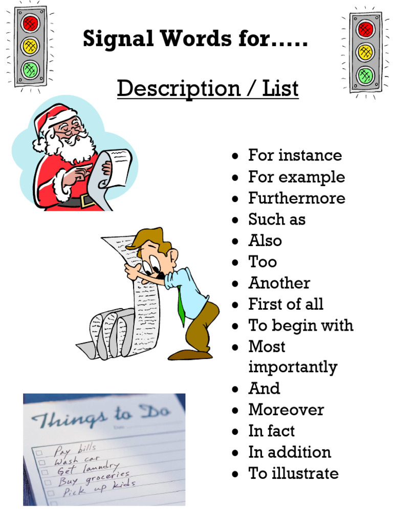 Signal Words Description List | PDF