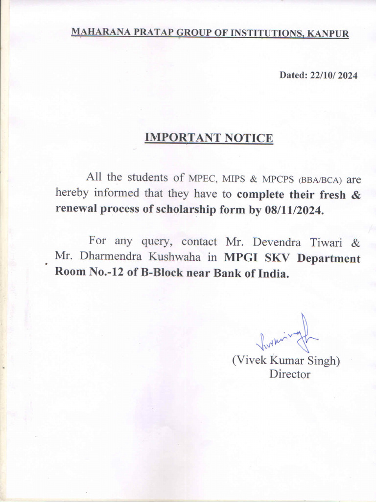 SKV Notice | PDF