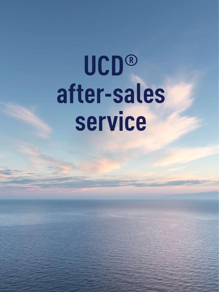 UCD - After Sales Service | PDF