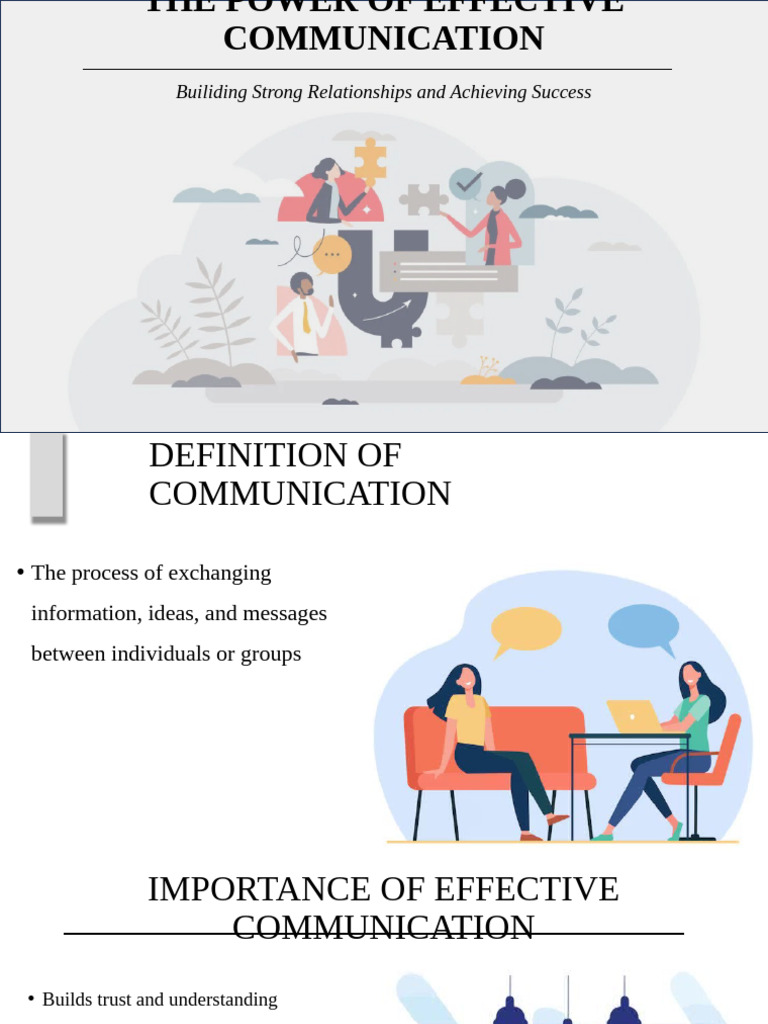 The Power of Effective Communication | PDF
