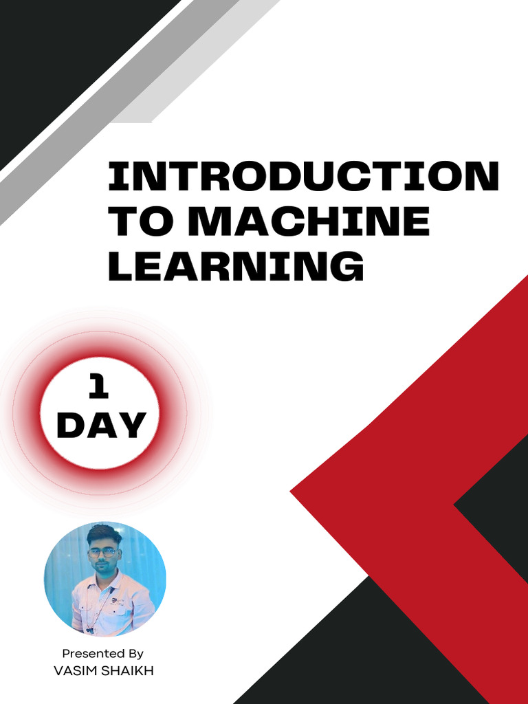 Ml 1 Pdf Machine Learning Artificial Intelligence