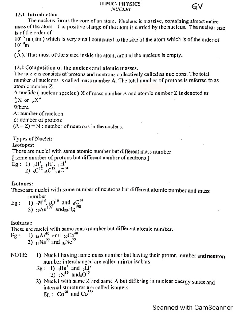 Nuclei at Col GV 05-12-2024 | PDF