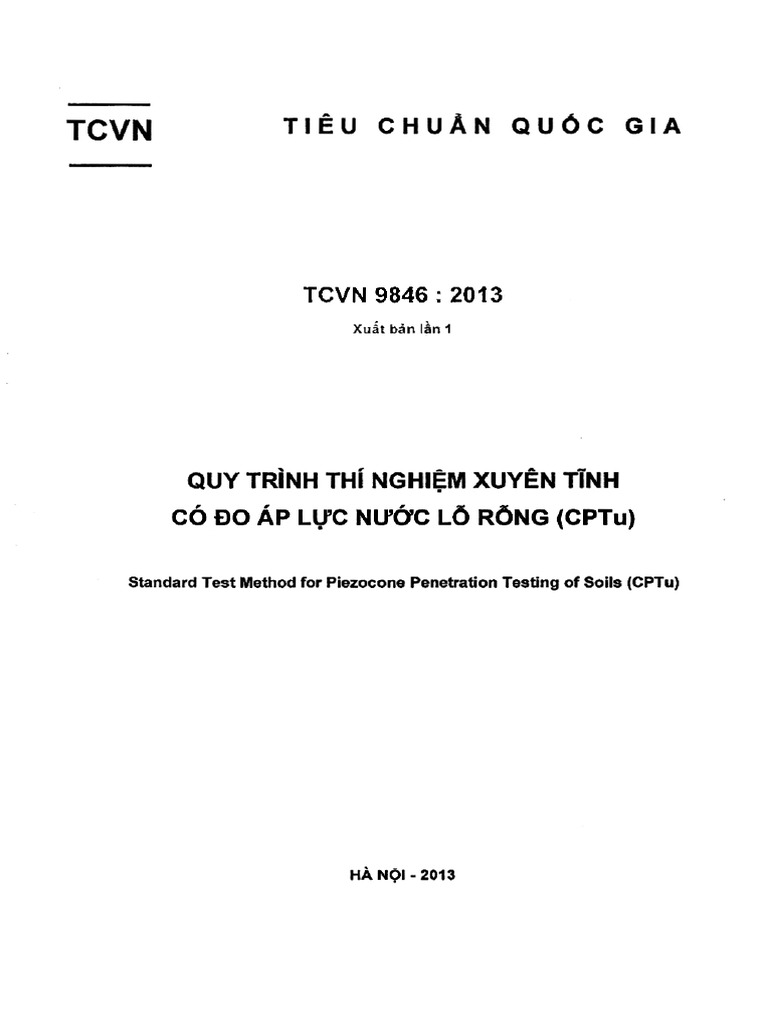 Van Ban gocTCVN - QCVN So TCVN 9846 - 2013 Ngay 30-11 - 0001 (Con Hieu Luc) | PDF
