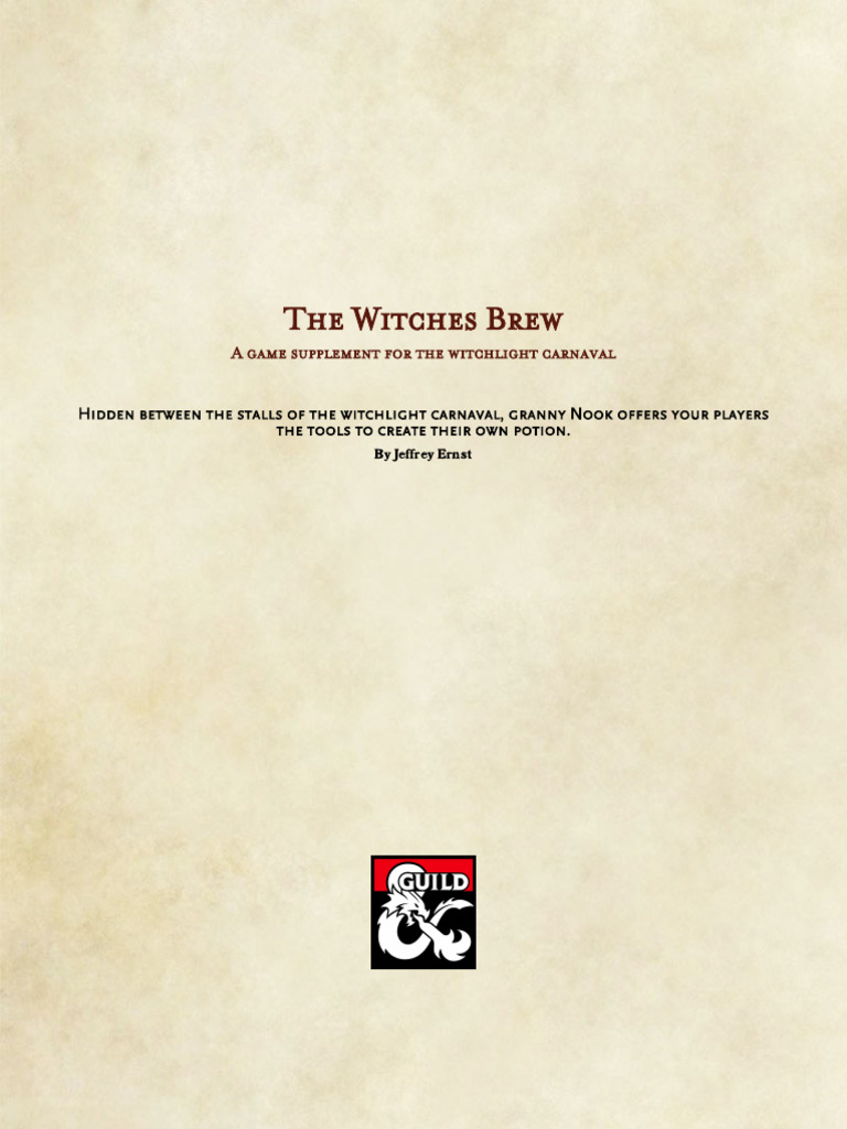 3833233-The Witches Brew | PDF | Fairies