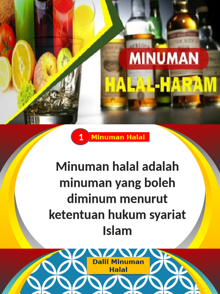 Pertemuan 2 - Minuman Halal Haram | PDF