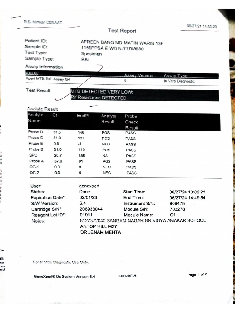 Test Report For Altrasound | PDF