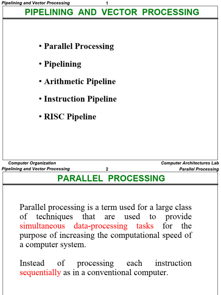 UNIT-4_Pipelining & Parallel processing | PDF | Parallel Computing ... UNIT-4_Pipelining & Parallel processing | PDF | Parallel Computing ...