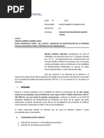 Modelo de Escrito Devolucion de Notificacion | PDF | Demanda judicial | Justicia