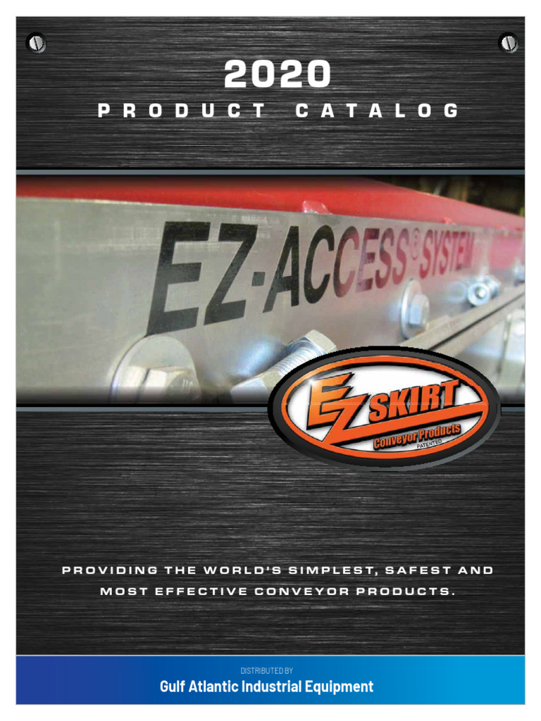 EZ Skirt Conveyor Products Product Catalog 2020 GAIE | PDF | Materials