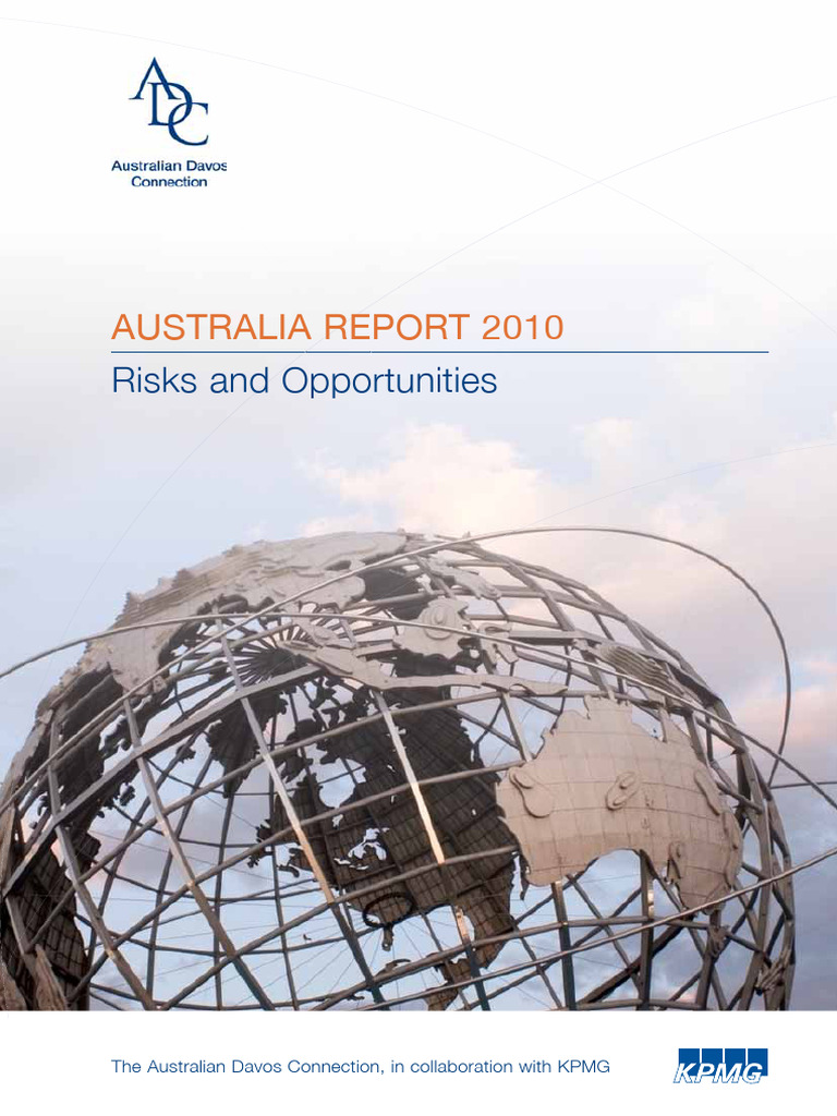 Australia Report 2010 Risks and Opportunities | PDF | Risk | Infrastructure