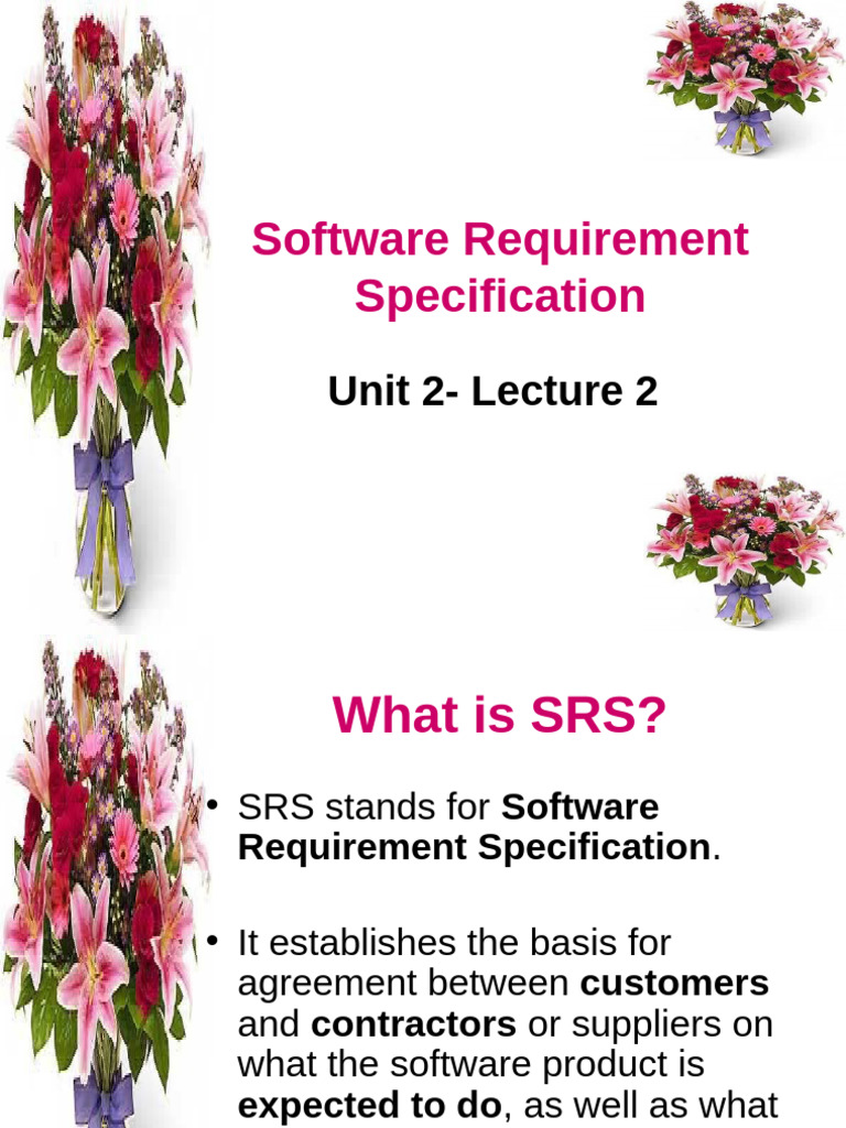 Understanding Software Requirements Specification | PDF | Specification ...
