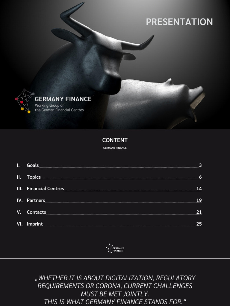 Presentation Germany Finance 2021 | PDF | Sustainability | Innovation