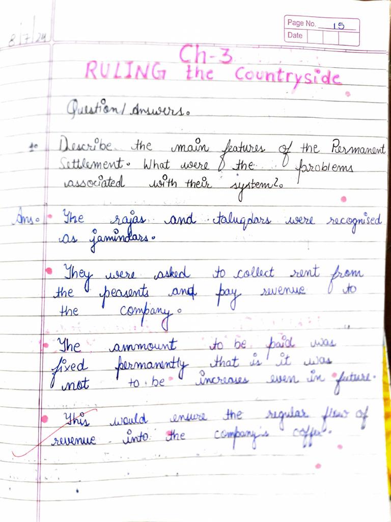 Class 8th Chap3 History | PDF