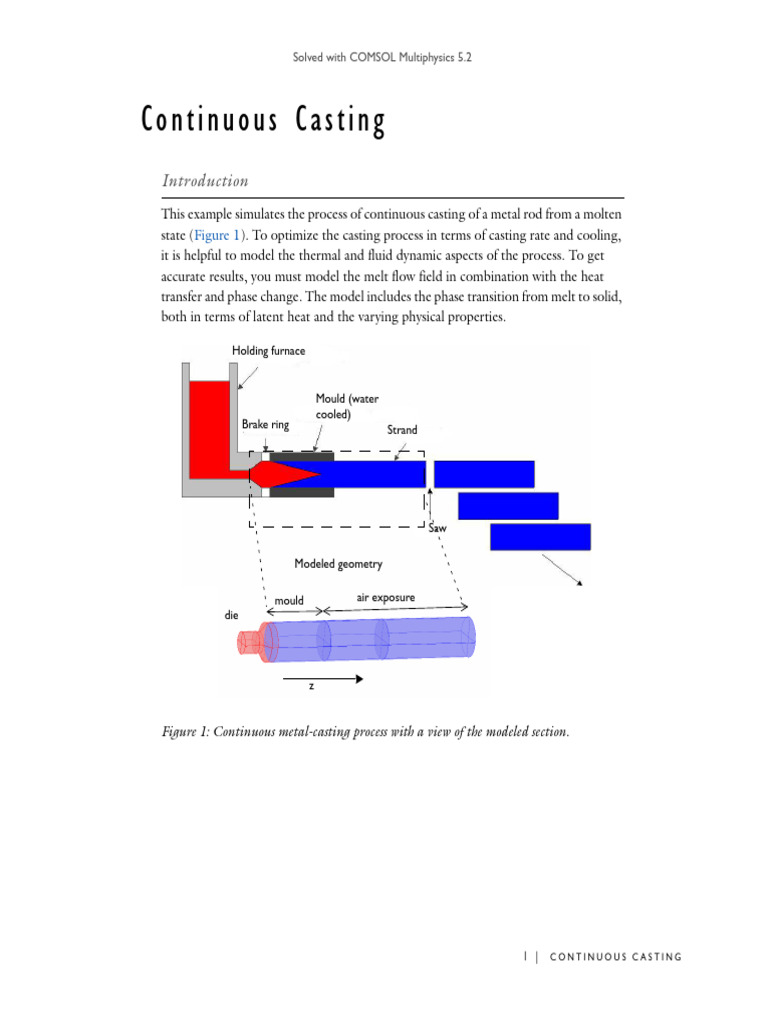 Models - Heat.continuous Casting | PDF | Heat | Phase (Matter)