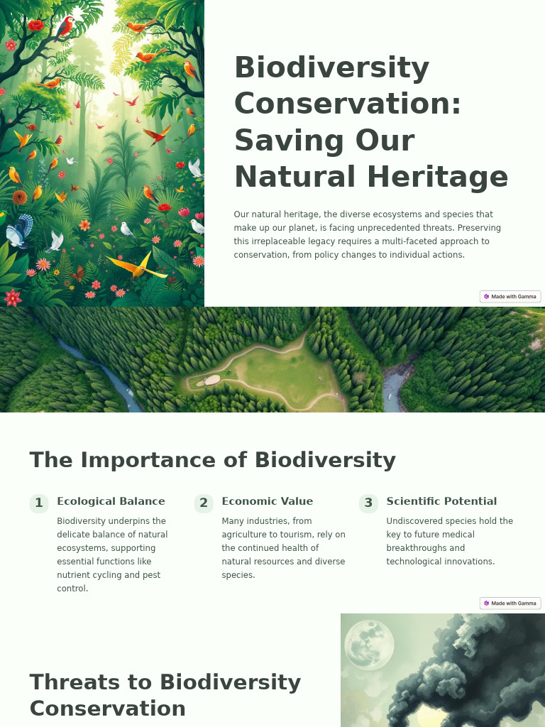 Biodiversity Conservation Strategies | PDF