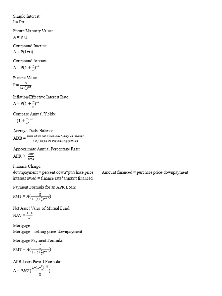 MMW Cheatsheet | PDF