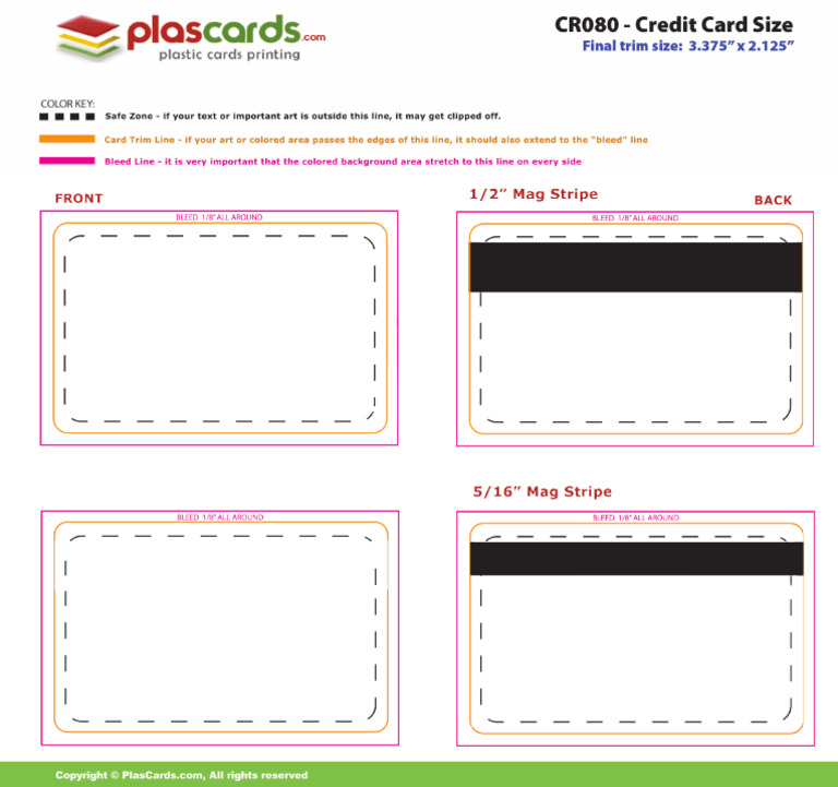CR80 Mag Stripe | PDF