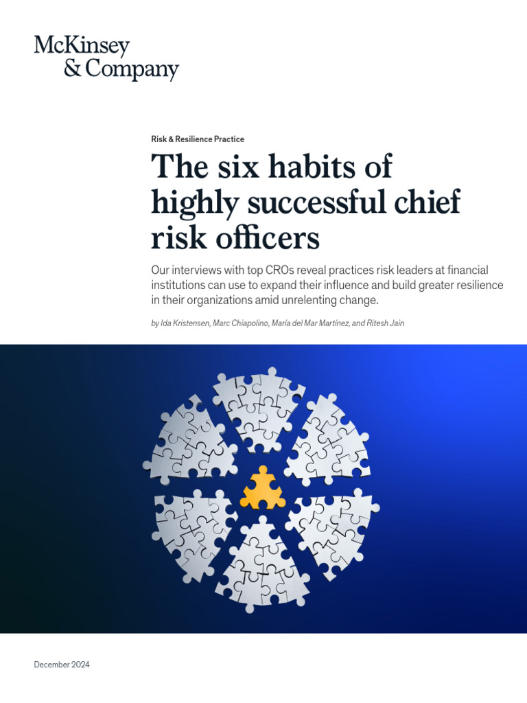 Six Key Habits of Successful CROs | PDF | Risk | Business