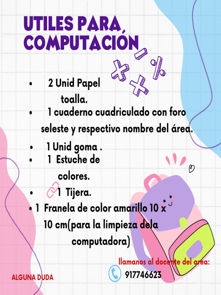 Utiles Escolares | PDF