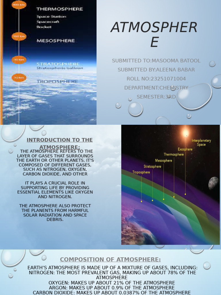 Atmosphere | PDF | Atmosphere | Atmosphere Of Earth