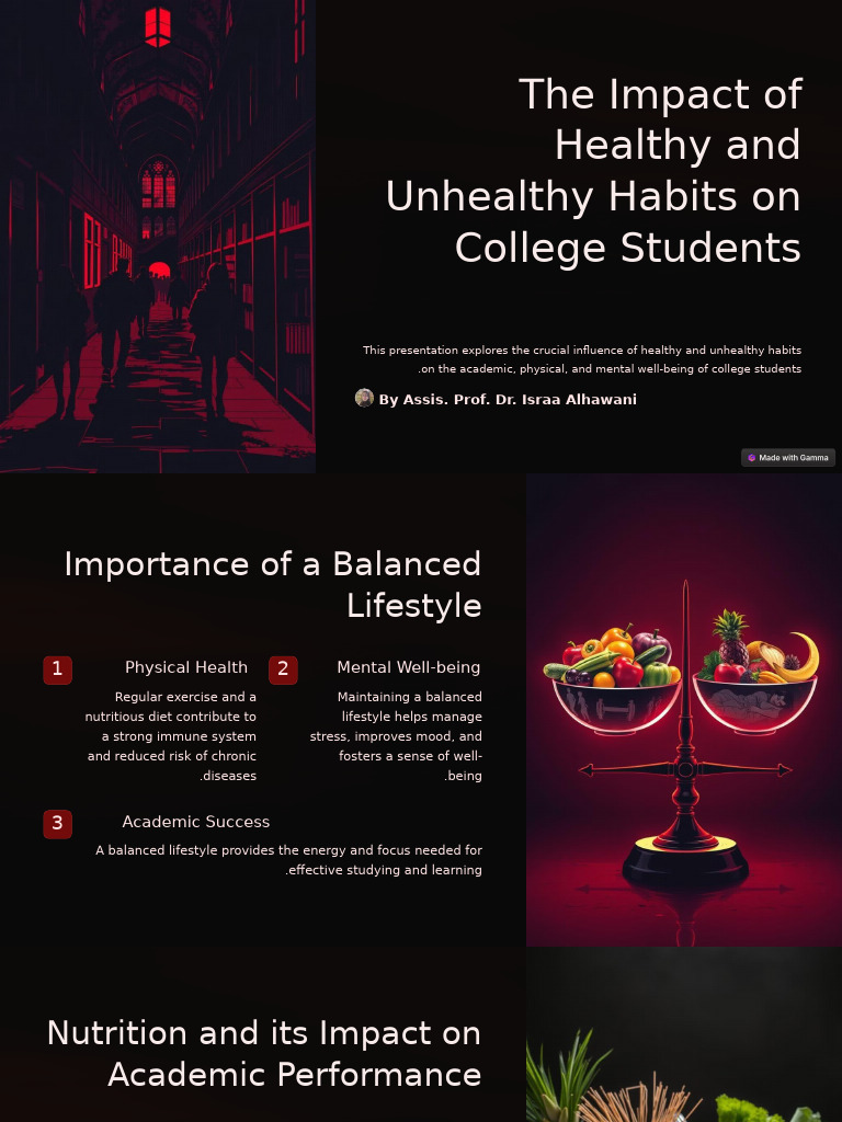 Unhealthy Lifestyle Effects on Students | PDF | Stress (Biology) | Sleep