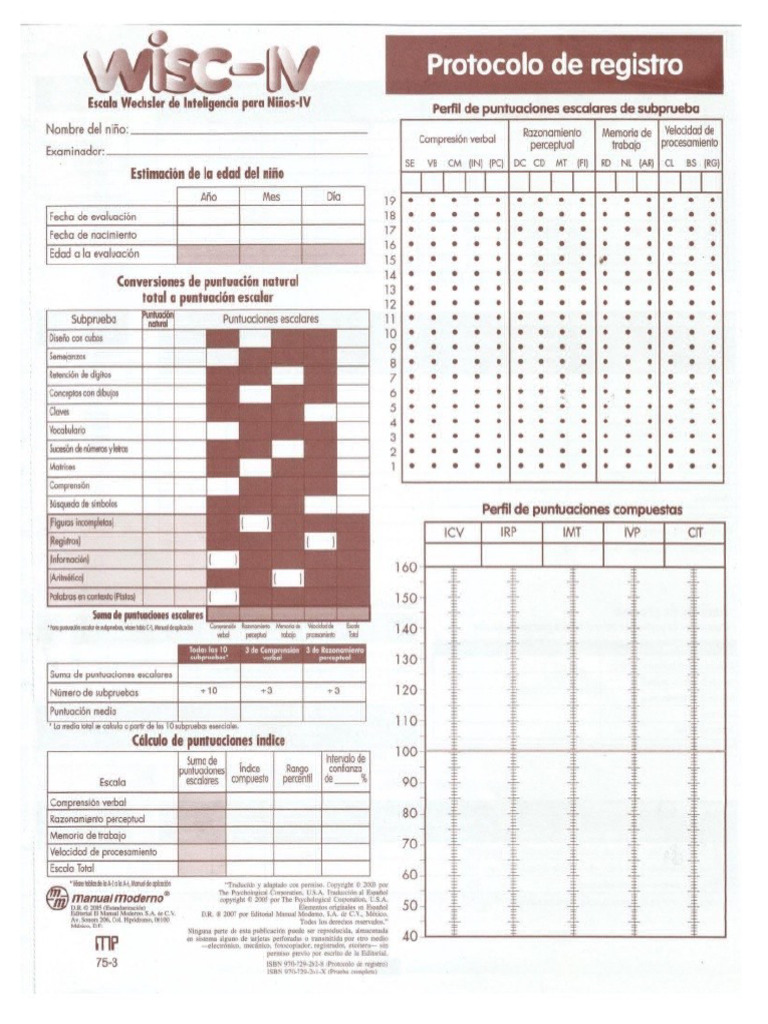 Cuadernillo Wisk | PDF