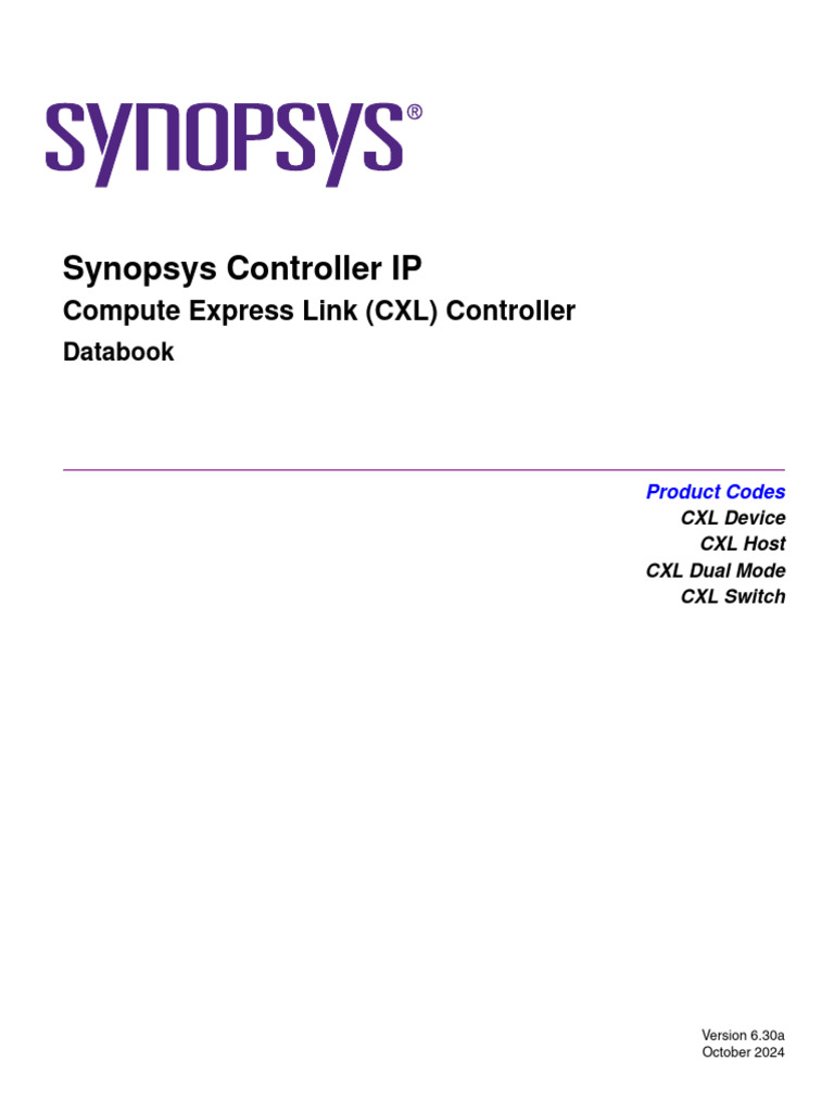 Eetop - CN DWC Pcie CTL CXL Databook | PDF | Computing | Digital Technology