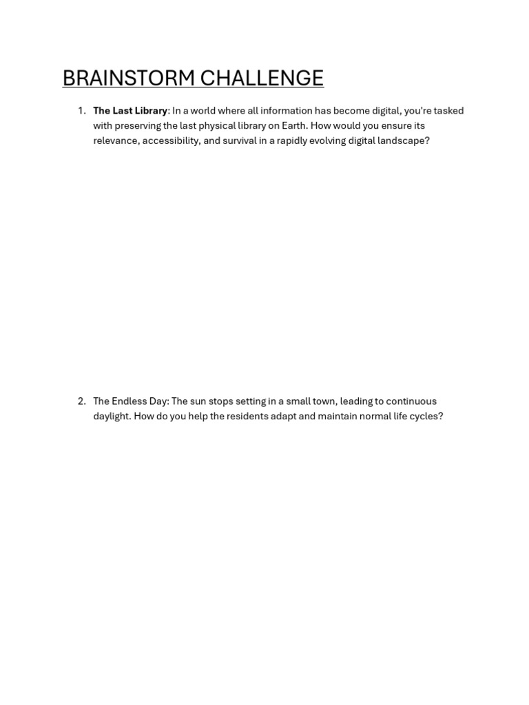 Creative Solutions for Modern Challenges | PDF