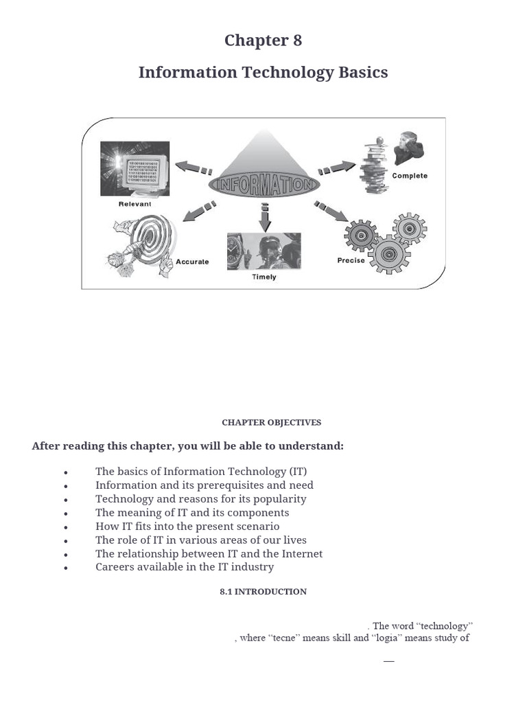 Information Technology Basics | PDF | Computer Network | Cellular Network