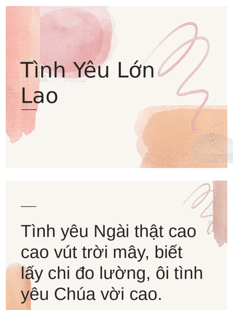 TÌnh yêu lớn lao | PDF