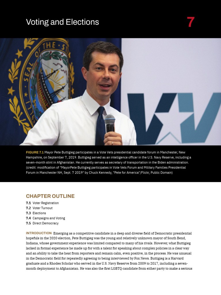 CH 7 - Textbook - American Government 3e | PDF | Voting Rights Act Of ...