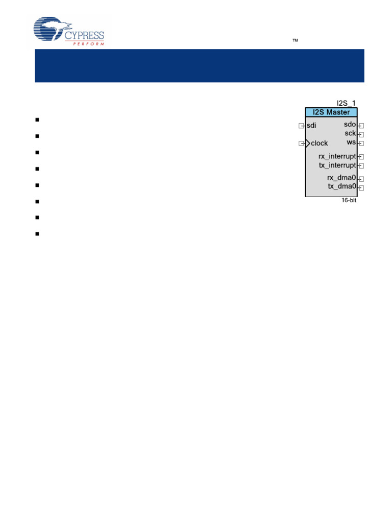 Infineon-Component I2S V2.20-Software Module Datasheets-V02 07-En | PDF | Input/Output ...