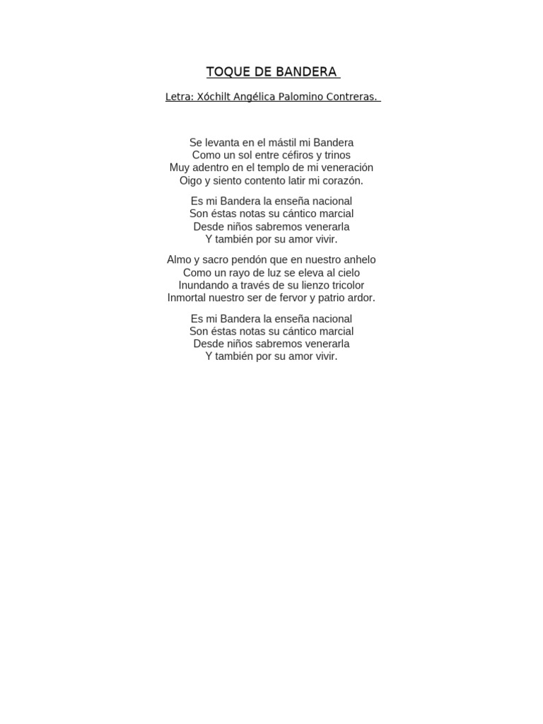 Toque de Bandera | PDF