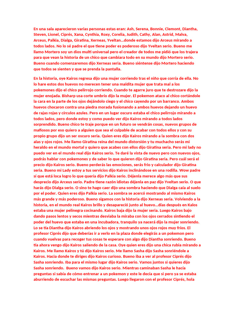 Kairos Pokemon | PDF | Pokémon